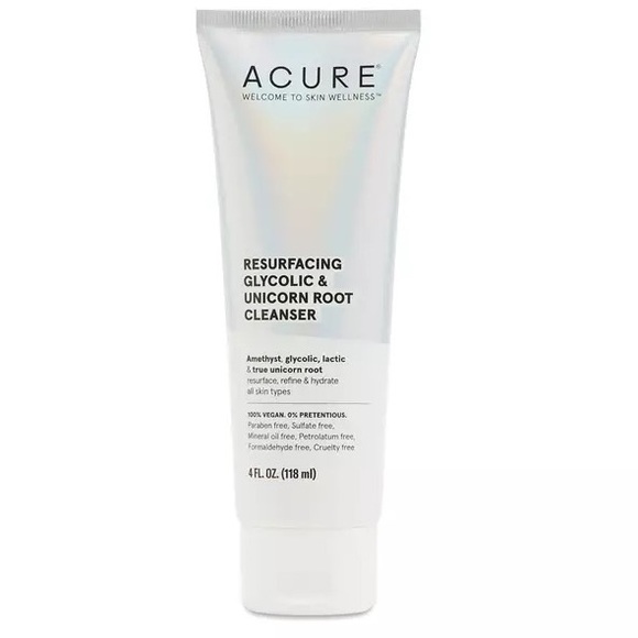 Skincare | New Acure Resurfacing Glycolic Unicorn Root Cleanser 4 Fl Oz ...